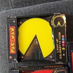 pac man | Other | 3 Pac Man Light Up Silhouette Signs | Poshmark